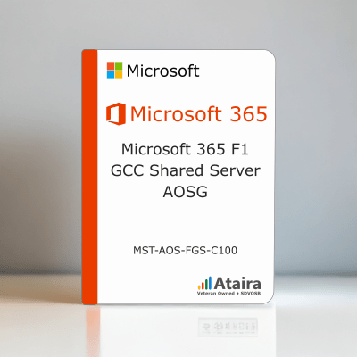 Microsoft 365 F1 GCC Shared Server AOSG 3EB-00001